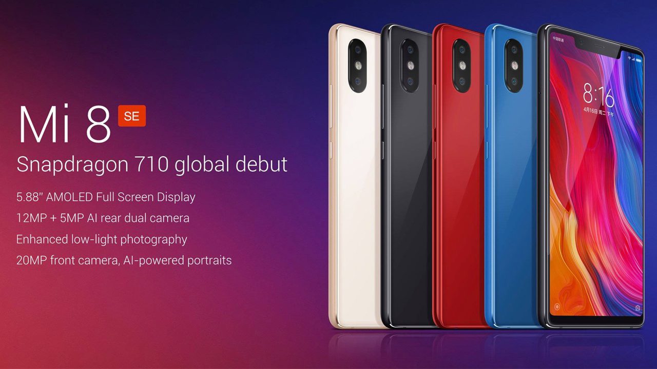 Xiaomi Launches Mi 8 SE Full Specs Price Xiaomi Launches Mi 8 SE Full Specs Price